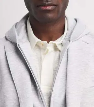 Eleventy Linen Polo Shirt
