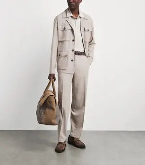 Pal Zileri Virgin Wool Safari Jacket