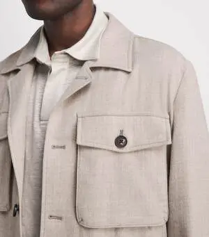 Pal Zileri Virgin Wool Safari Jacket