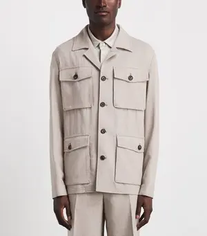 Pal Zileri Virgin Wool Safari Jacket