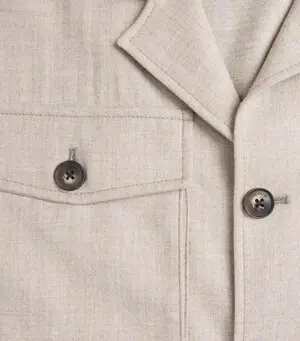 Pal Zileri Virgin Wool Safari Jacket