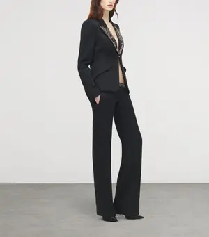 Alexander McQueen Wool Tree Of Life Blazer