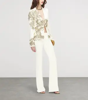 Alexander McQueen Wool Tree Of Life Blazer