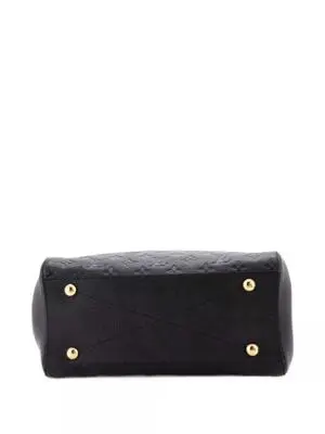 LOUIS VUITTON Montaigne Handbag Monogram Empreinte Leather Mm Satchel - Black