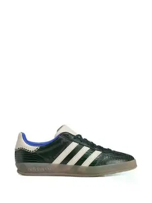 Adidas X Wales Bonner Gazelle Reptile-effect Sneakers - Green