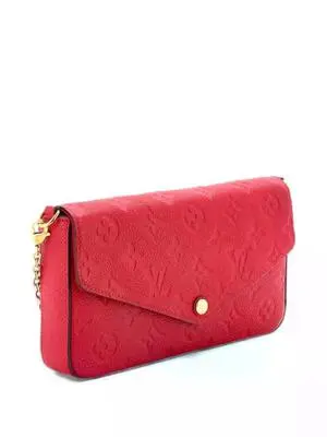 LOUIS VUITTON Felicie Pochette Monogram Empreinte Leather Crossbody Bag