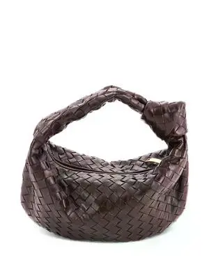 Bottega Veneta Bv Jodie Intrecciato Nappa Small Hobo Bag - Brown