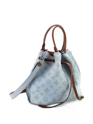 LOUIS VUITTON Girolata Handbag Mahina Leather Tote Bag