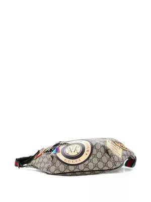 Gucci Courrier Zip Gg Coated Canvas With Applique Belt Bag