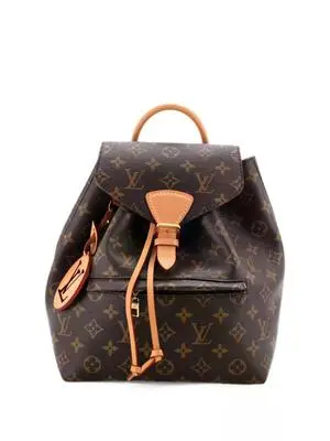 LOUIS VUITTON Montsouris Nm Monogram Canvas Pm Backpack - Brown