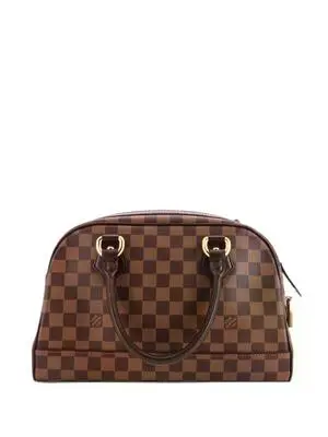 LOUIS VUITTON Duomo Boston Bag Damier Handbag - Brown
