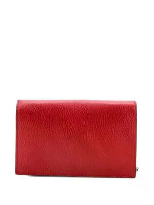 Gucci Interlocking Wallet On Chain Leather Crossbody Bag
