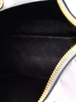 Prada Arque Half Moon Leather Mini Hobo Bag