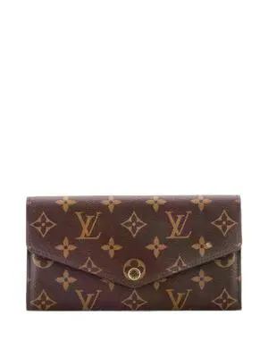 LOUIS VUITTON Sarah Wallet Nm Monogram Canvas Small Wallets - Brown