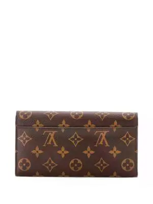LOUIS VUITTON Sarah Wallet Nm Monogram Canvas Small Wallets - Brown