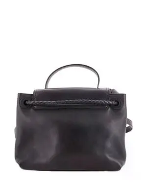 Bottega Veneta Ciao Ciao Top Handle Bag Leather With Intrecciato Detail Small Satchel - Black