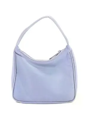 Prada Tessuto Mini Hobo Bag - Blue