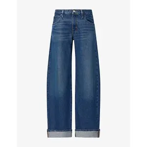 FRAME The Low Bow Cotton Denim Jeans - Volt