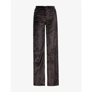 FRAME The Velvet Reboot Cotton-blend Jeans - Cocoa Python