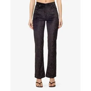 FRAME The Velvet Reboot Cotton-blend Jeans