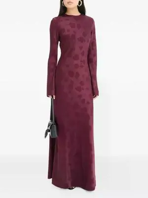 ROTATE BY BIRGER CHRISTENSEN Satin Maxi Dress