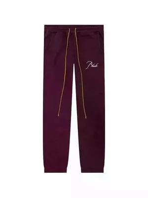 Rhude Logo-embroidered Track Pants - Red