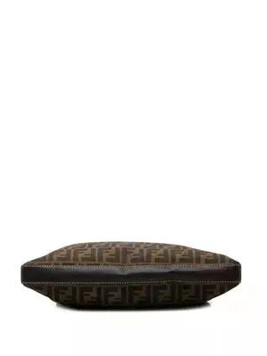 Fendi 2000-2010 Zucca Canvas Selleria Crossbody Bag