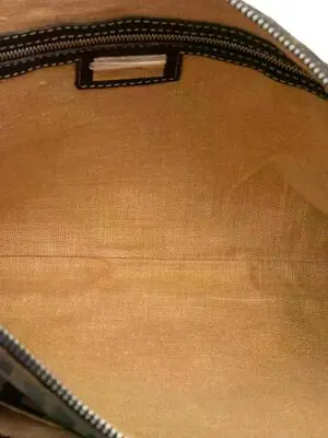 Fendi 2000-2010 Zucca Canvas Selleria Crossbody Bag