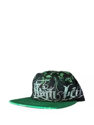 TRIPLE SEVENS Stoner Rhinestone-embellished Cap - Black