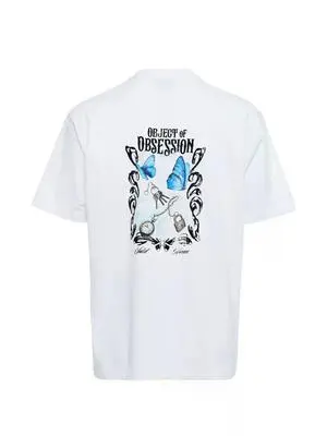 SOLID HOMME Graphic-print T-shirt - White