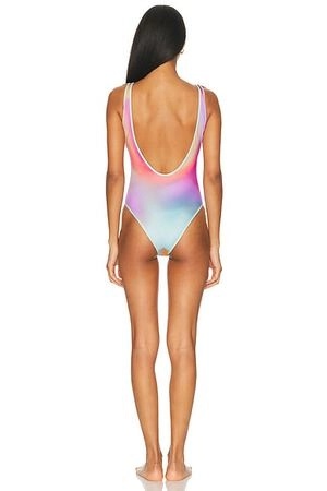 Casablanca Printed One Piece Swimsuit