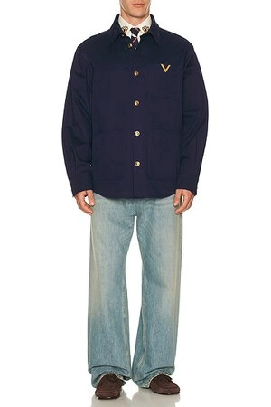 Valentino Garavani Classic Cotton Gabardine Jacket
