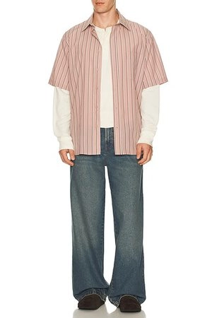 Simkhai Deacon Short Sleeve Oversized Shirt