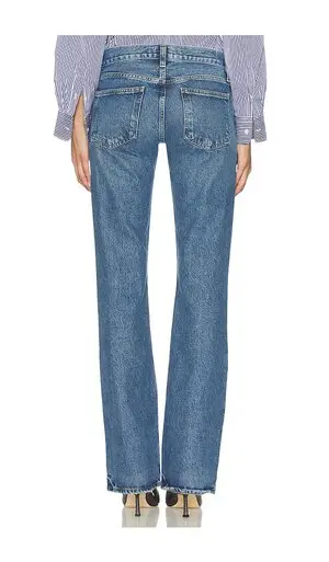 AGOLDE Low Rise Boot Jeans - Blue