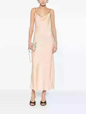 Rabanne Chain-strap Midi Dress