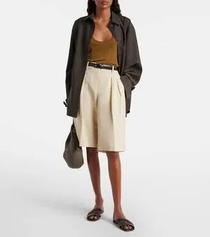 TOD'S Leather Slides - Brown
