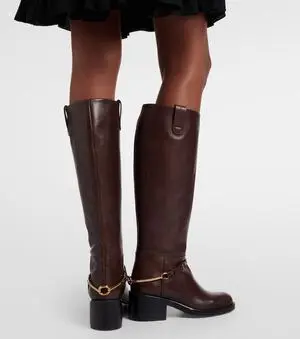 Chloé Dakota Leather Knee-high Boots