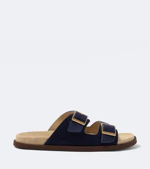 Brunello Cucinelli Suede Sandals - Blue