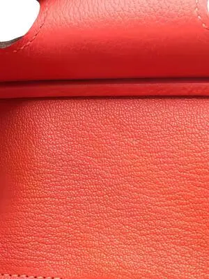Hermès 2015 Birkin 25 Grained Leather Tote Bag