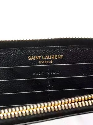 Saint Laurent 2020s Leather Long Wallet