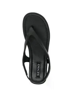 Senso Nessa Flat Sandals - Black