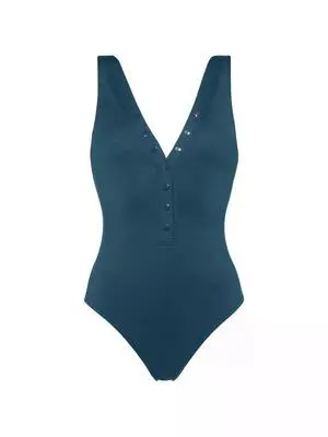 ERES ERES Icône V-Neck One-Piece Swimsuit Blue