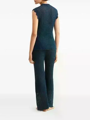 ERES Emblème Crochet Knit Trousers - Blue