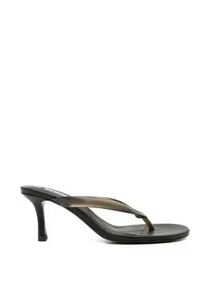 Senso 75mm Floral Heeled Sandals - Grey