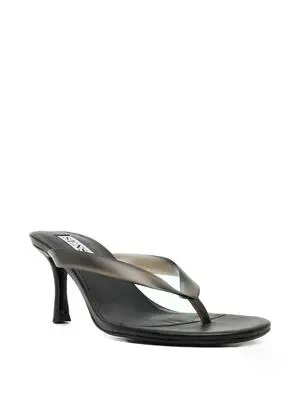 Senso 75mm Floral Heeled Sandals - Grey