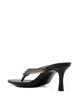 Senso 75mm Floral Heeled Sandals - Grey