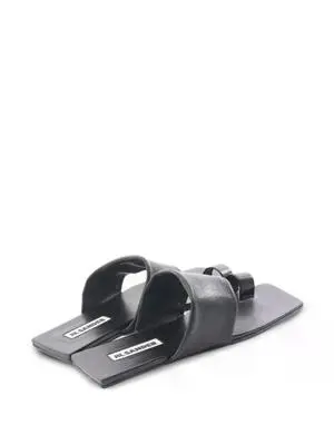 JIL SANDER Leather Thong Band Flat Sandals