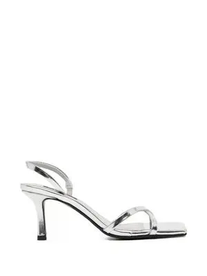 Senso Silver Tone Sandals For Women