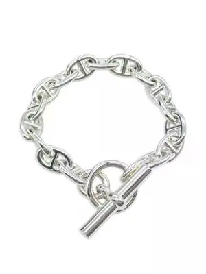 Hermès Tone Chaine D'ancre Link Bracelet - Silver