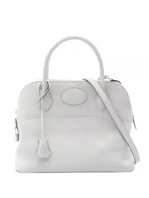 Hermès Bolide 31 Leather Tote Bag - Blue